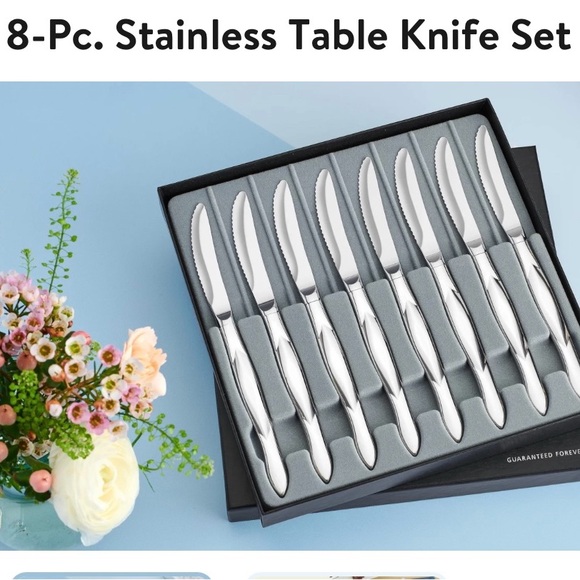 Cutco | Dining | Cutco 983 8pc Stainless Table Knife Set Nib 8 1959 ...